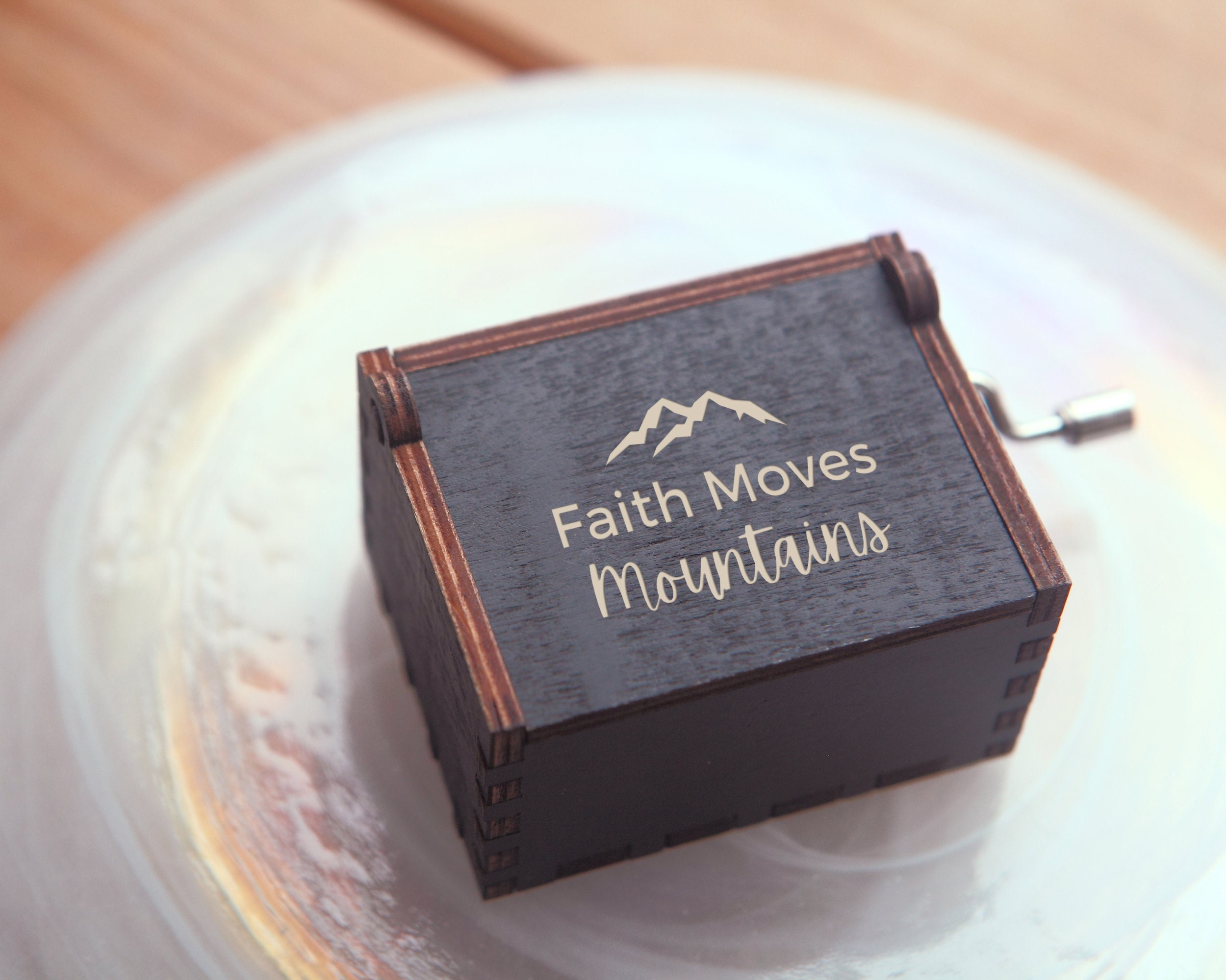 Christian Gift Wooden Music Box | Personalised Gift - Etsy