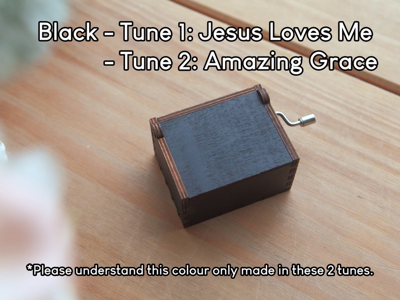 Personalised Gift Wooden Music Box Christian Gift | Etsy UK