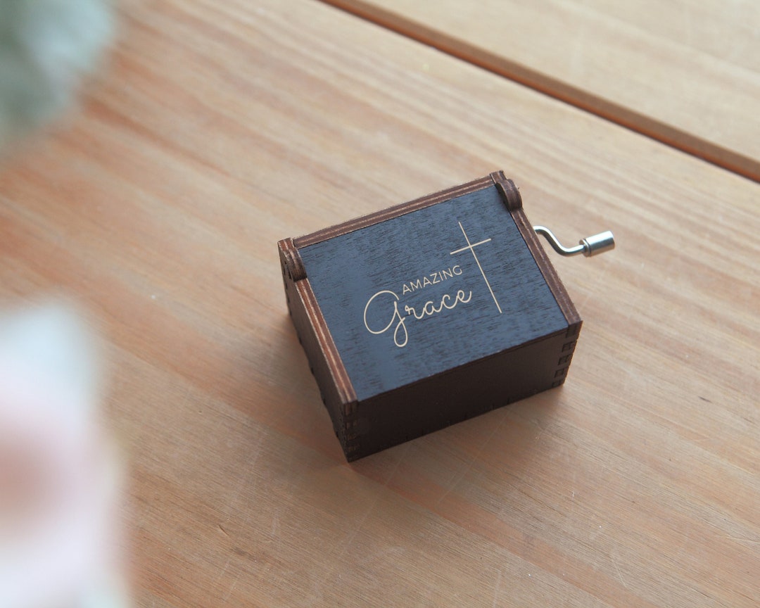 Christian Gift Wooden Music Box | Personalised Gift - Etsy