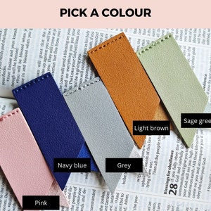 Personalised Floral Bible Verse Name Leather Bookmark Unique Christian Gifts - Etsy