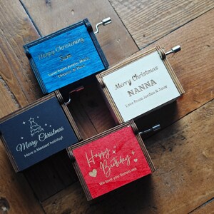 Personalised Gift Wooden Music Box Christian Gift - Etsy UK