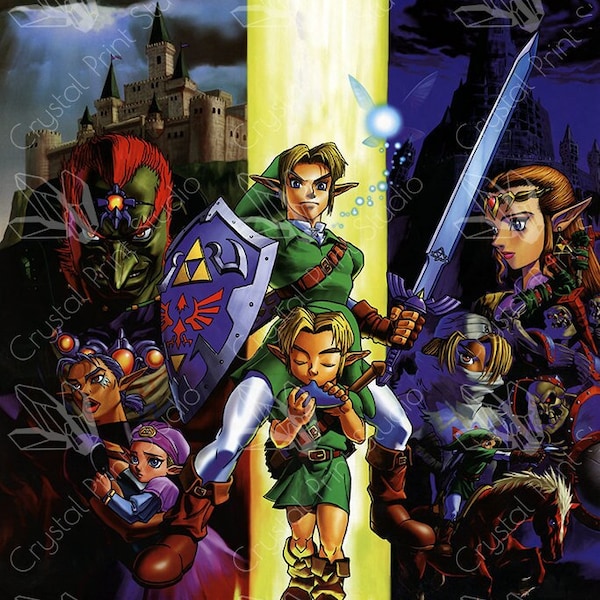 Ocarina Of Time Art Etsy