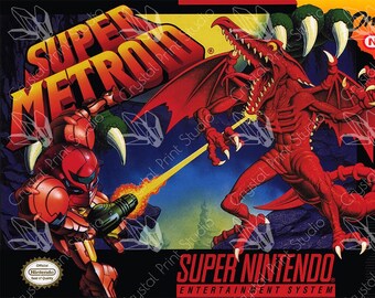 Super Metroid Box Poster - Etsy