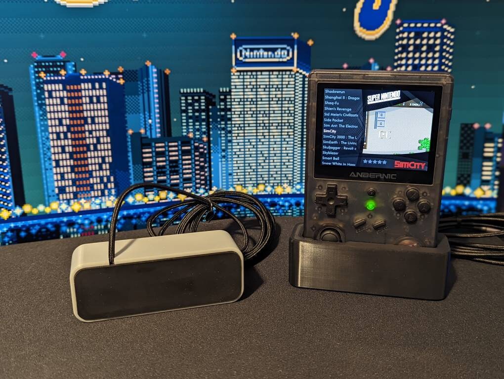 Charging Dock for RG351V (3D Printed - Includes USB A Cable) - Etsy