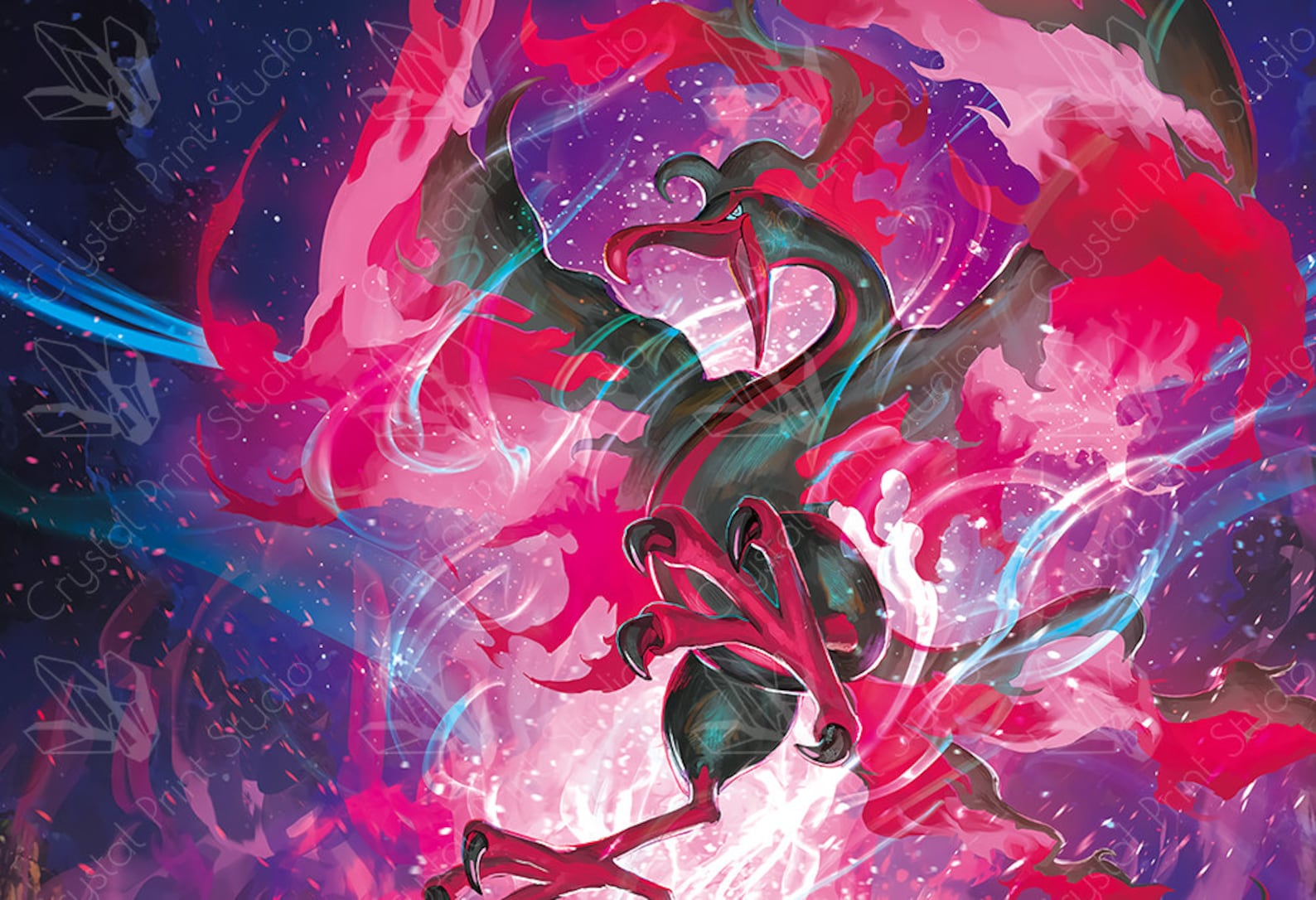 Galarian Moltres Chilling Reign Art Poster - Etsy Canada