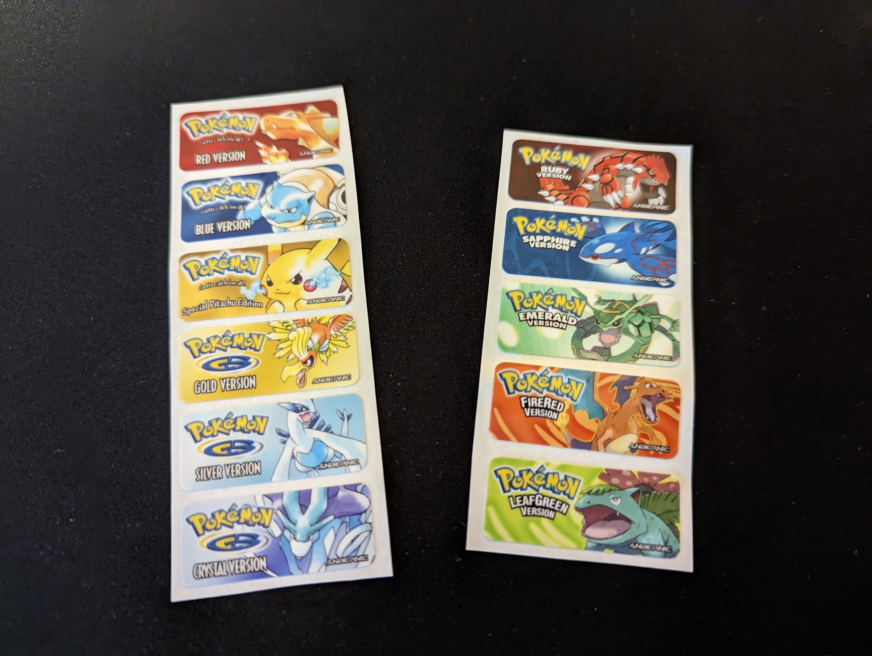 Custom Replacement Sticker for RG353V/S, RG35XX, RG40XXV (US Pokemon ...