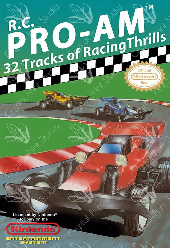 RC Pro-am Box Art Poster - Etsy