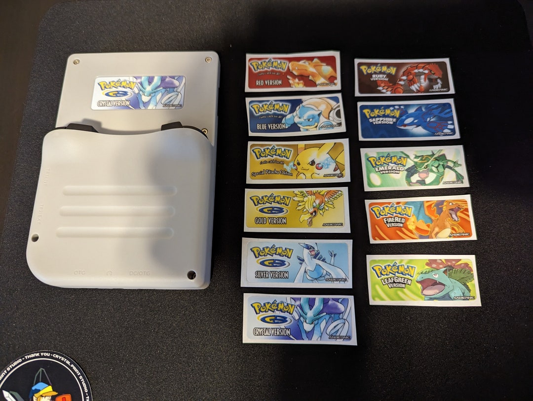 Custom Replacement Sticker for RG351V (US Pokemon Cart Label Style) - Etsy