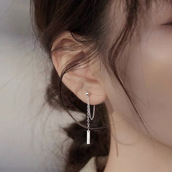 Front Back Earrings - Etsy