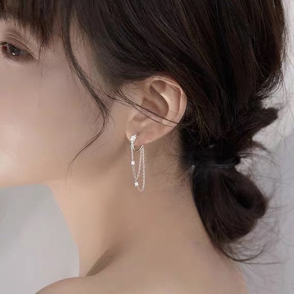 Chain Earrings - Etsy