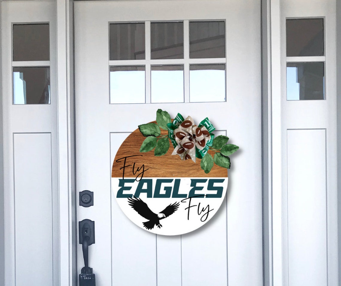 Philadelphia Eagles Welcome Sign Eagles Football NFL - Etsy