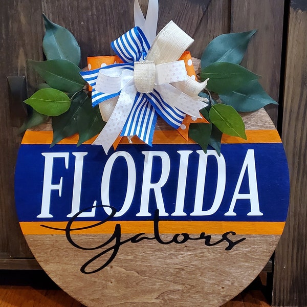 Florida Gator Wreath - Etsy