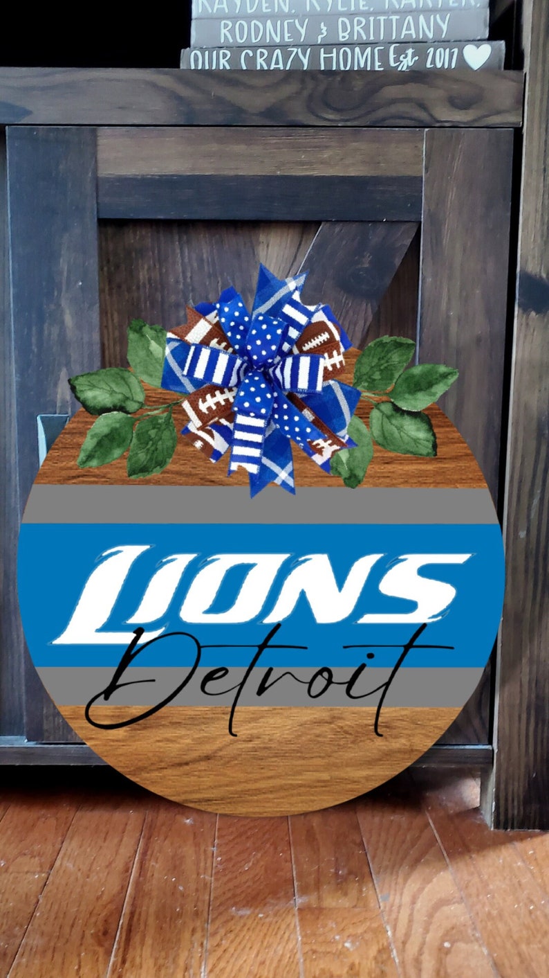 Detroit Lions, Welcome to Our Den Sign, Football Sign, NFL Football ...