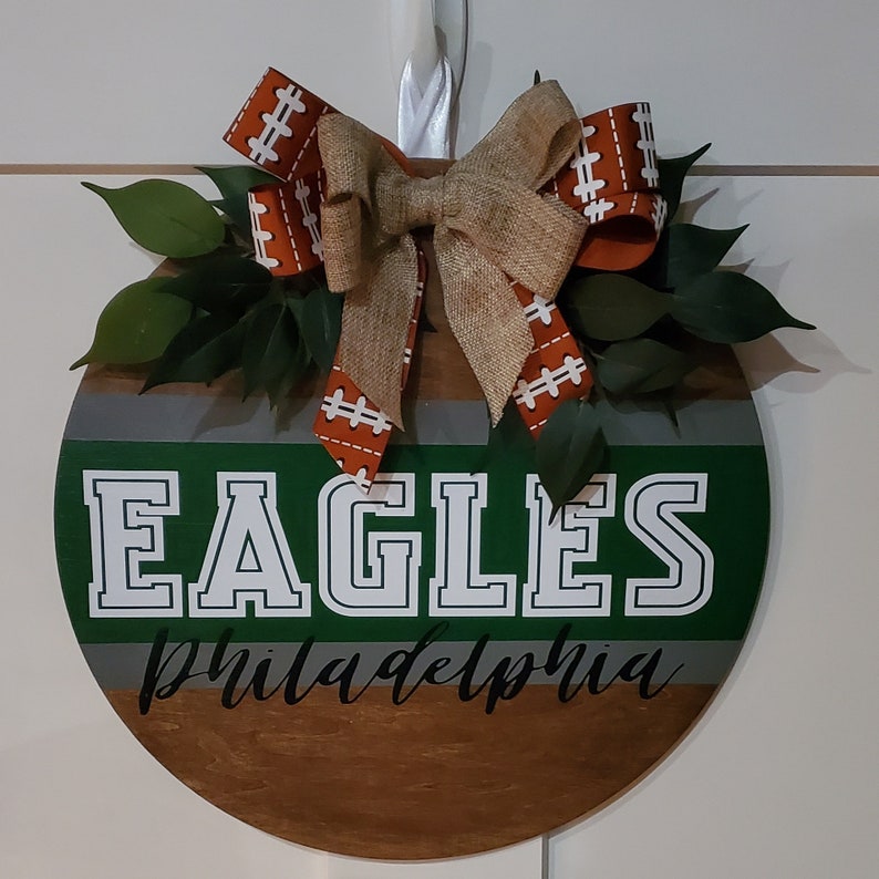 Philadelphia Eagles Welcome Sign Eagles Football NFL - Etsy