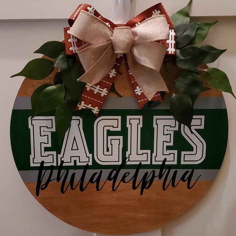 Philadelphia Eagles Welcome Sign Eagles Football NFL - Etsy