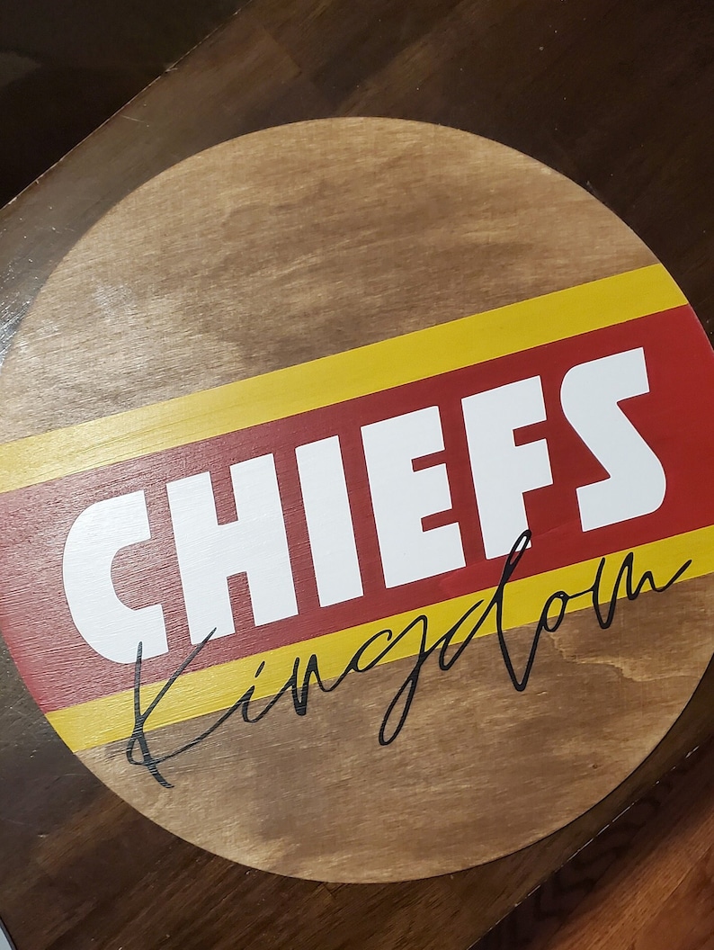 Home Sweet Arrowhead: Kansas City Chiefs Football Sign for NFL ...