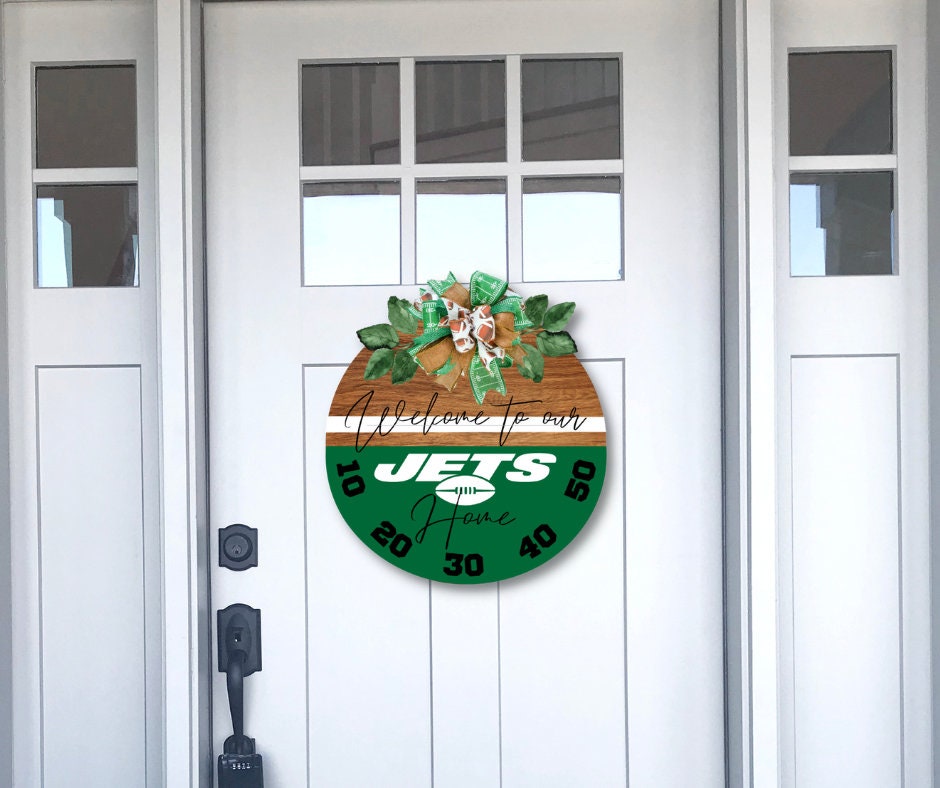 J-E-T-S NY Jets Welcome Sign: Add a Touch to Your Home With This Nfl ...