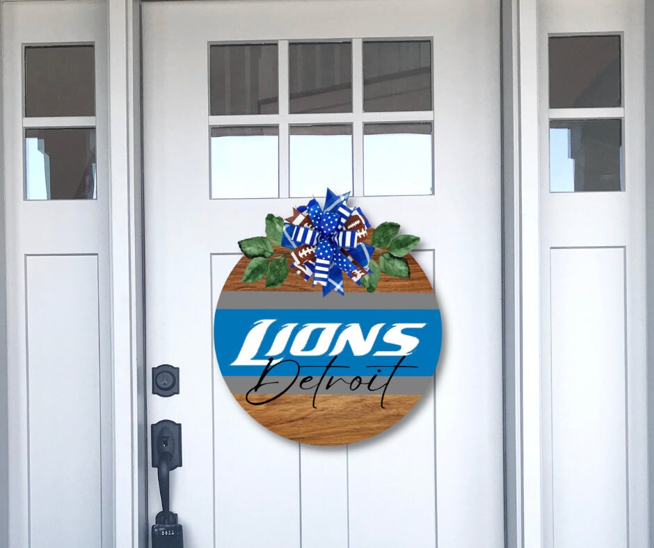 Detroit Lions, Welcome to Our Den Sign, Football Sign, NFL Football ...