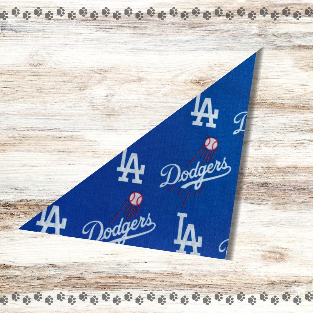 Los Angeles Dodgers Dog Bandana - I Bleed Dodger Blue! MLB - Etsy