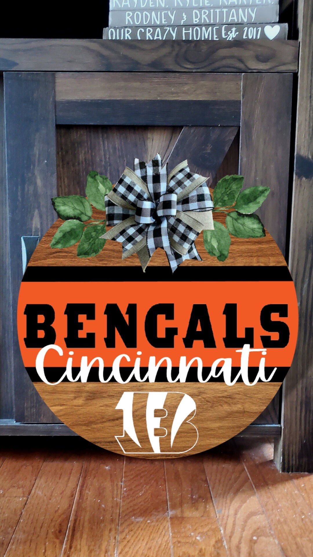 Cincinnati Bengals Door Sign: Perfect Decor for Any Football Fan - Etsy