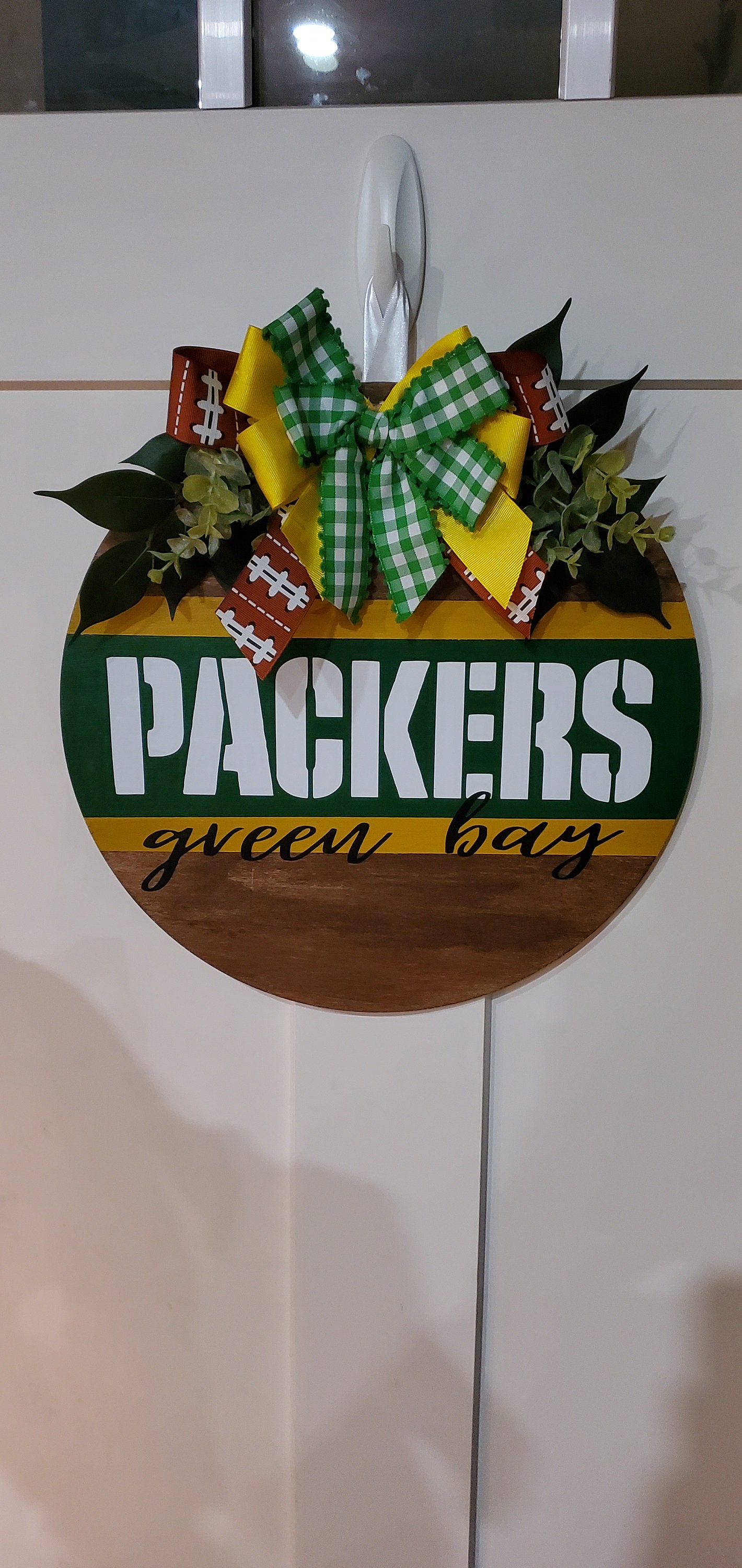 Green Bay Packers Welcome Sign Football Sign NFL Football - Etsy