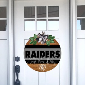 Las Vegas Raiders Welcome Wreath: Celebrate NFL Football Season With ...