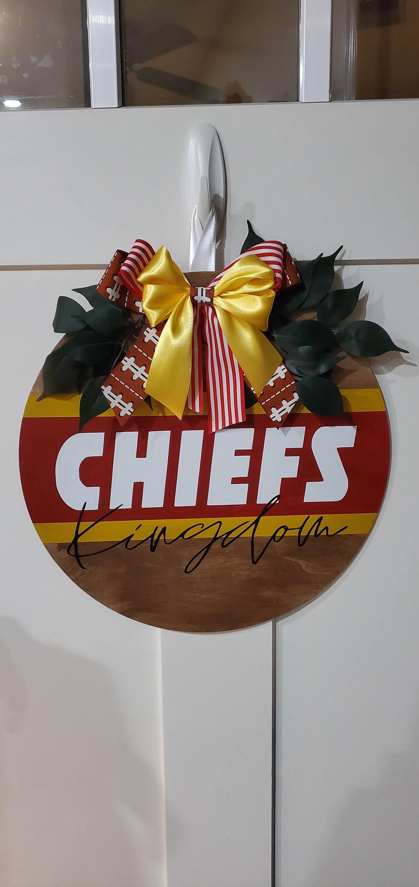 Home Sweet Arrowhead: Kansas City Chiefs Football Sign for NFL ...