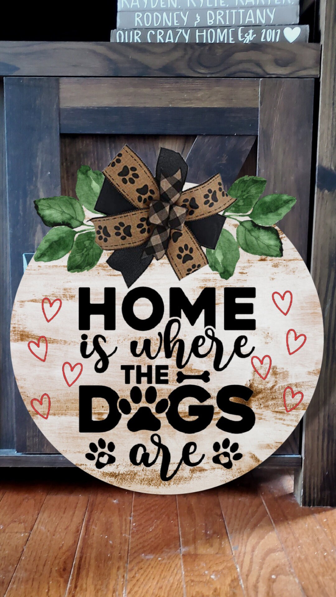 Pawsome Farmhouse Welcome Sign: Show Your Love for Dogs With This ...