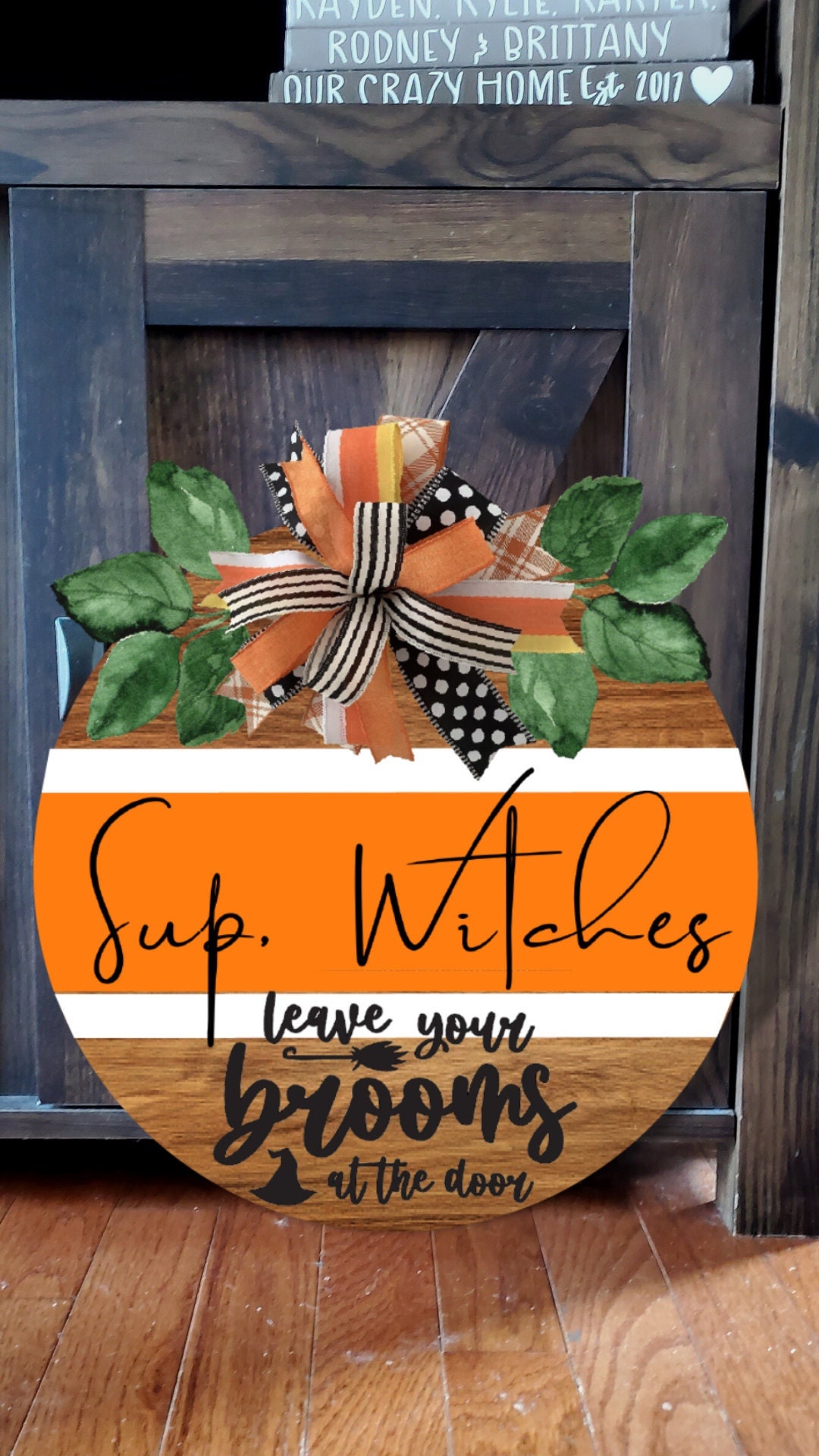 Sup Witches Front Door Sign Halloween Sign Fall Sign Front - Etsy