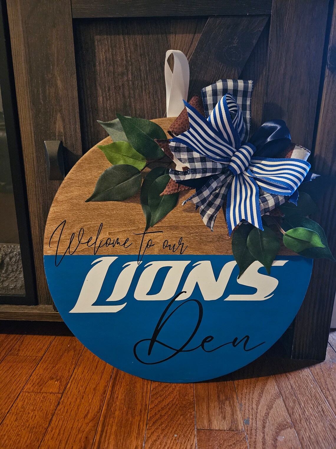 Detroit Lions Welcome to Our Den Sign Football Sign NFL - Etsy