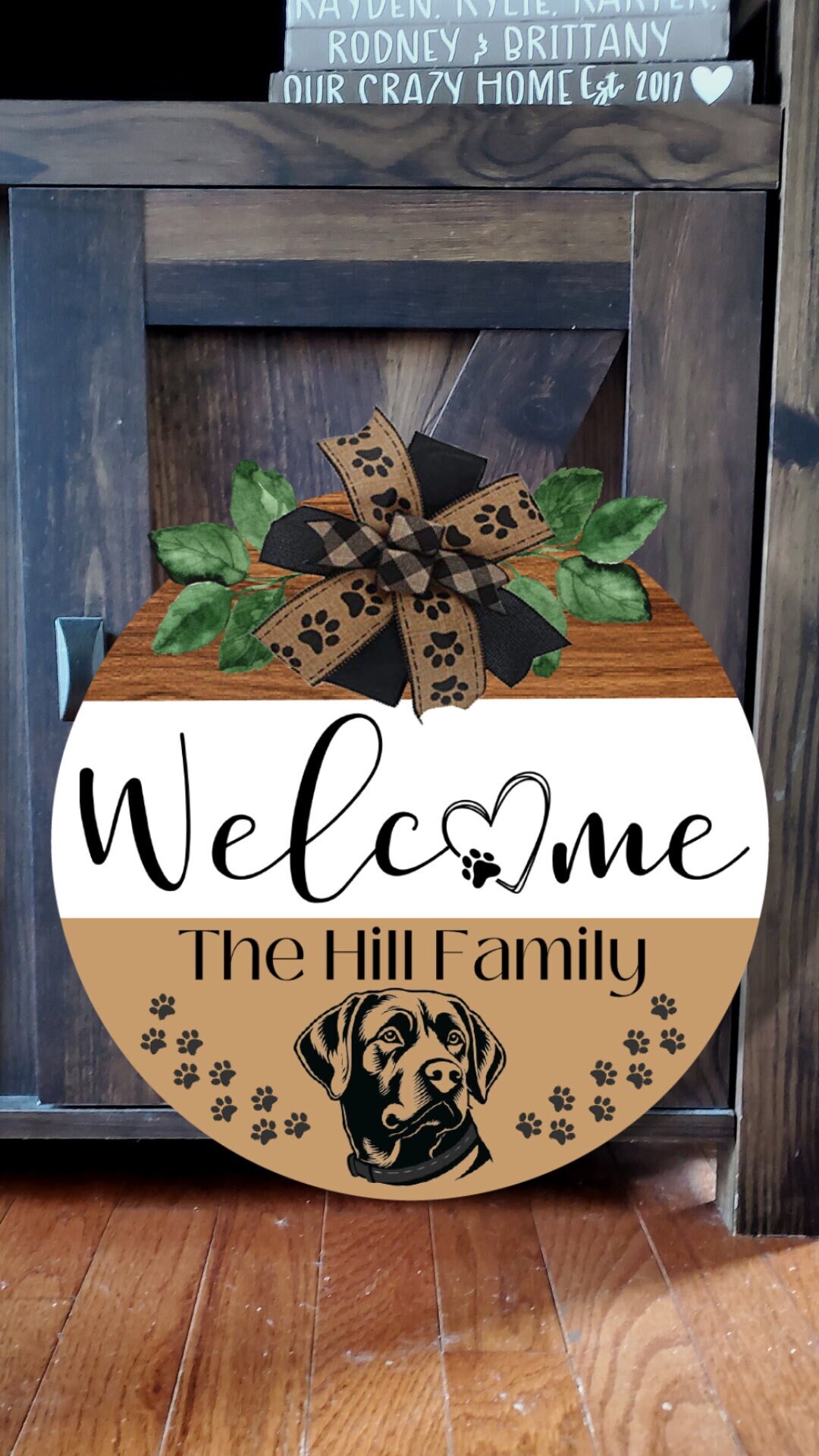 Welcome Sign, Labrador Sign, Personalized Signs, Wooden Sign, Labrador ...