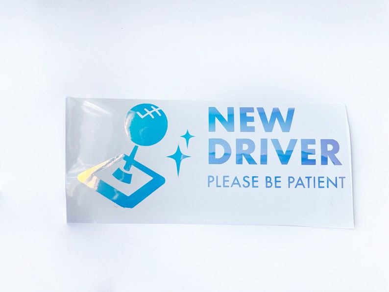 NEW DRIVER Sticker - Etsy