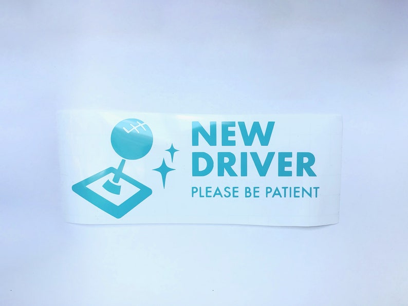 NEW DRIVER Sticker - Etsy