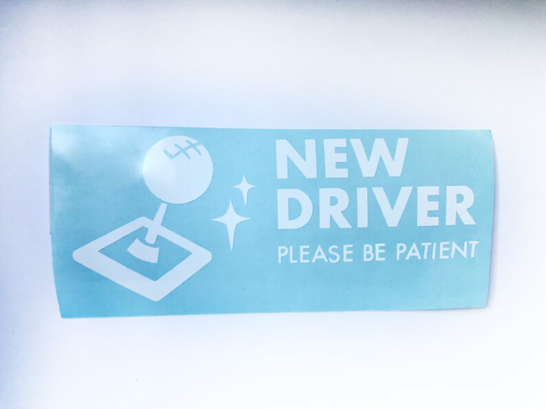 NEW DRIVER Sticker - Etsy