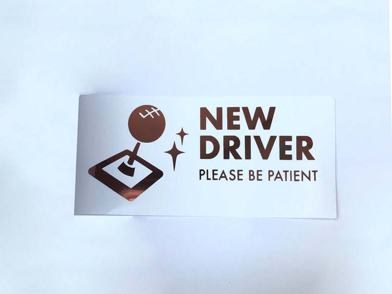 NEW DRIVER Sticker - Etsy