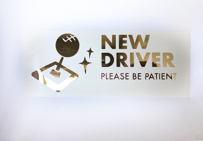 NEW DRIVER Sticker - Etsy
