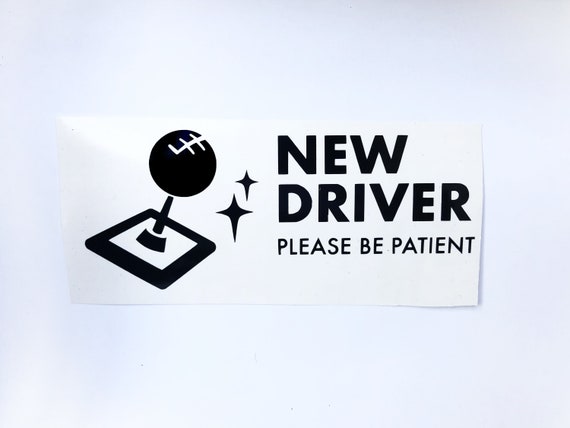 NEW DRIVER Sticker - Etsy