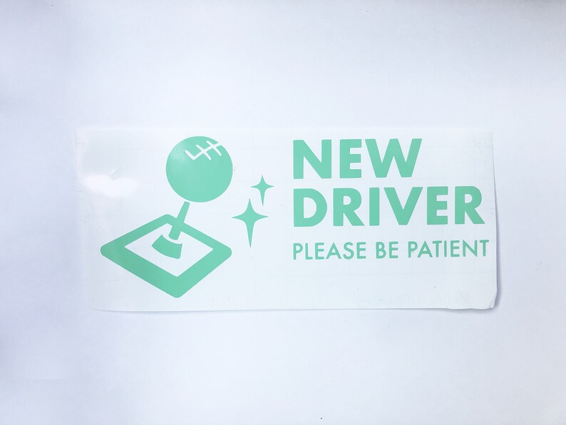 NEW DRIVER Sticker - Etsy