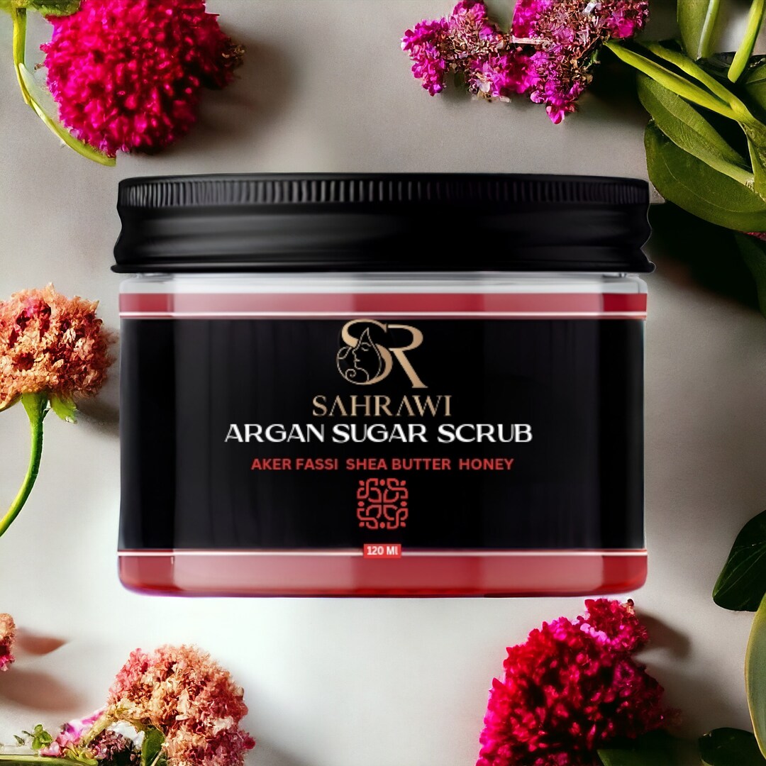 Aker Fassi Sugar Scrub Made With 100% Natural Aker Fassi Powder, Honey ...