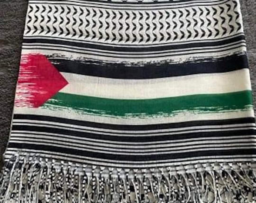 Palestine Hijab Shawl Keffiyeh Hijab Scarves Scarfs - Etsy