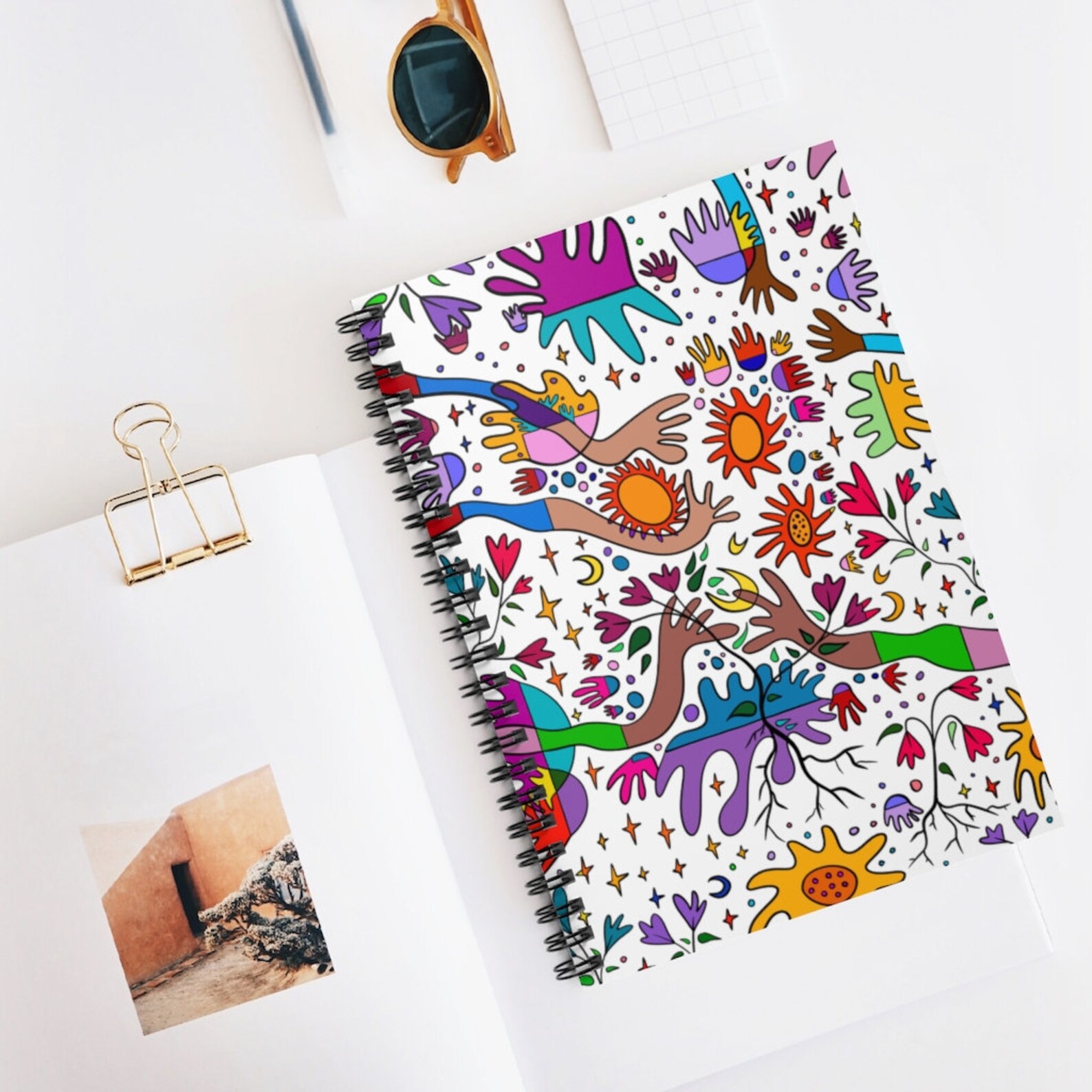 Funky Fun Doodle Spiral Notebook Ruled Line | Etsy