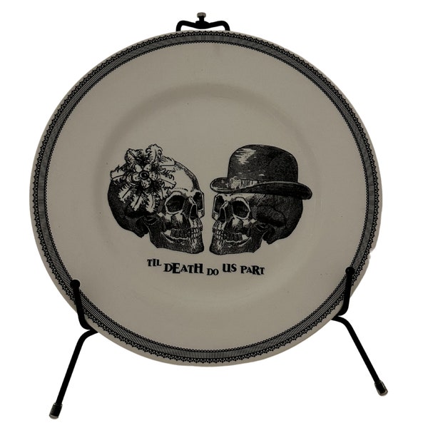 Skull Dinner Plates - Etsy