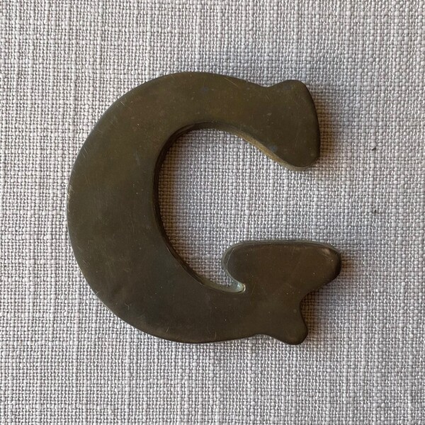 Metal Letter G - Etsy