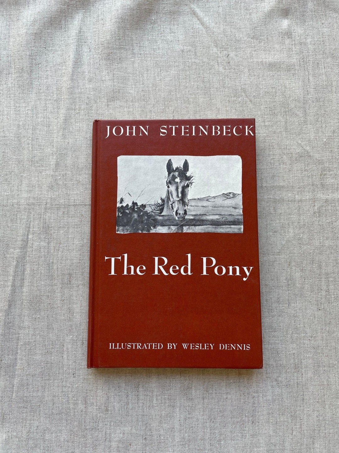 The Red Pony. John Steinbeck. Wesley Dennis. the Viking Press. Illustrated. Horse Stories ...