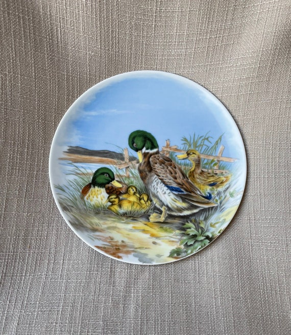 Vintage Mallard Duck Plate Porcelain Plate Japan. Collectors - Etsy