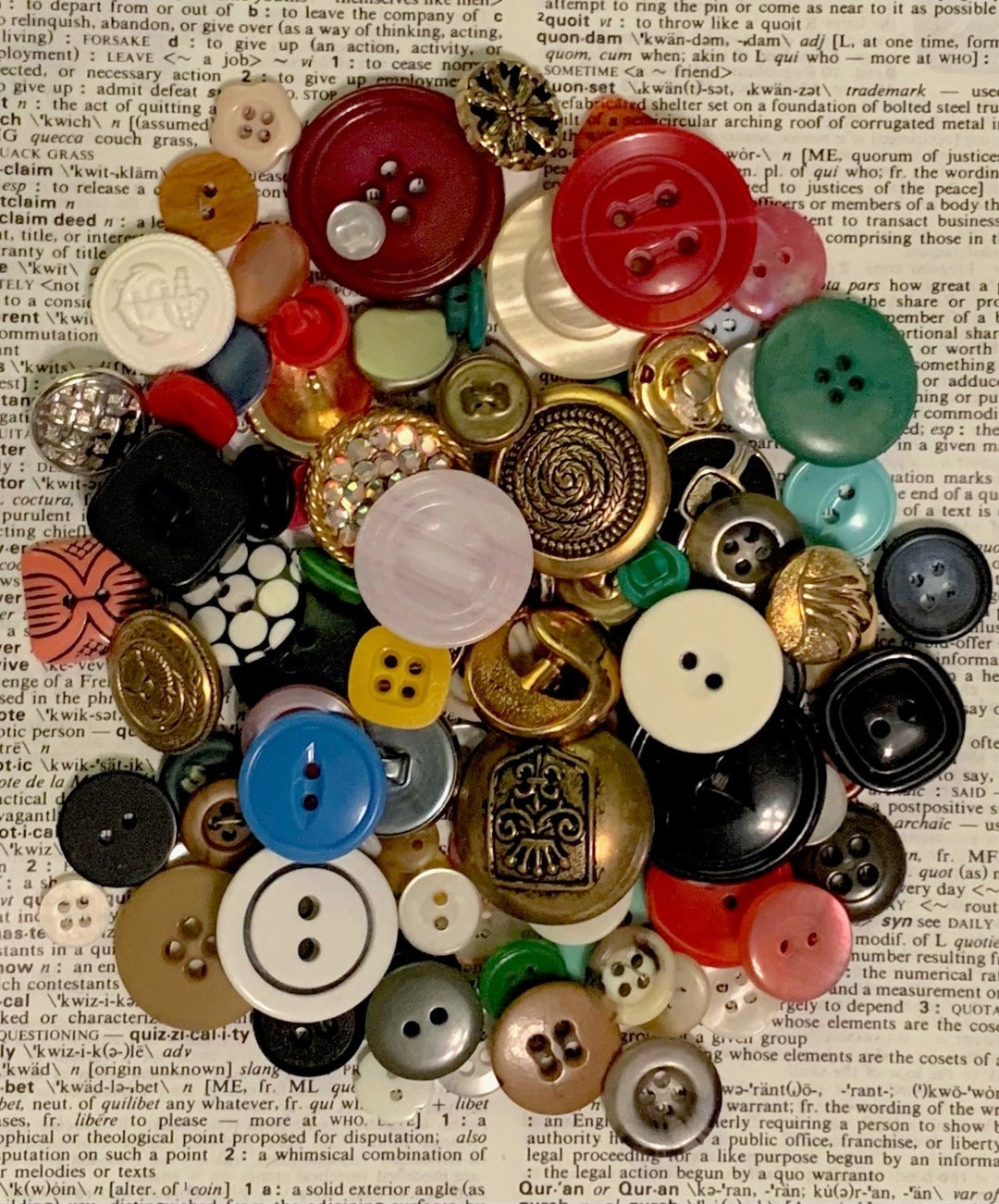 Buttons, 150, Mixed Lot. Old. New. - Etsy