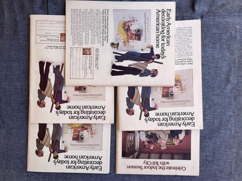 Early American Life Magazines. Qty 5. Dec. 1978, Feb, April, June, Aug ...