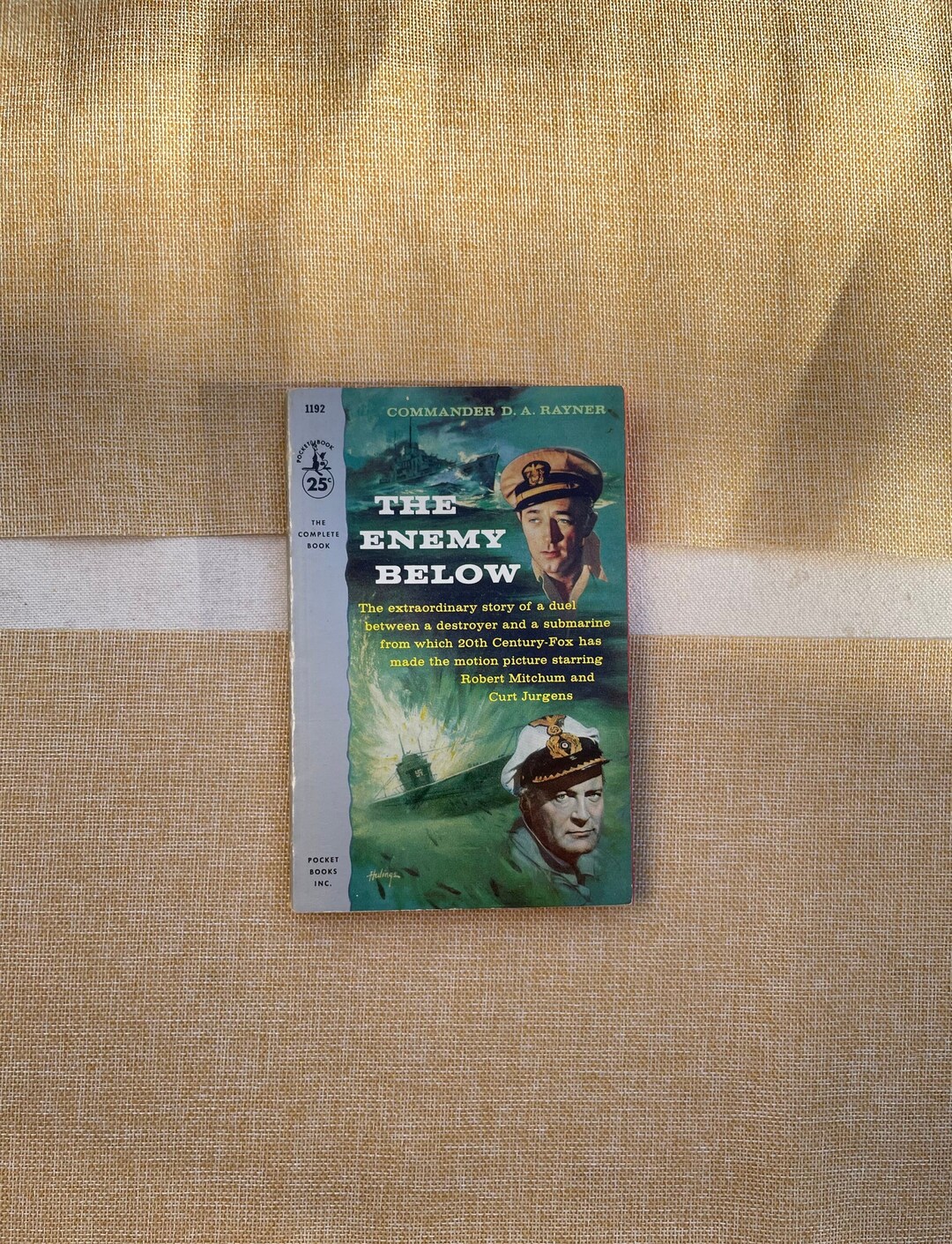 The Enemy Below. Commander D.A. Rayner. Pocket Books #1192, 1958 ...