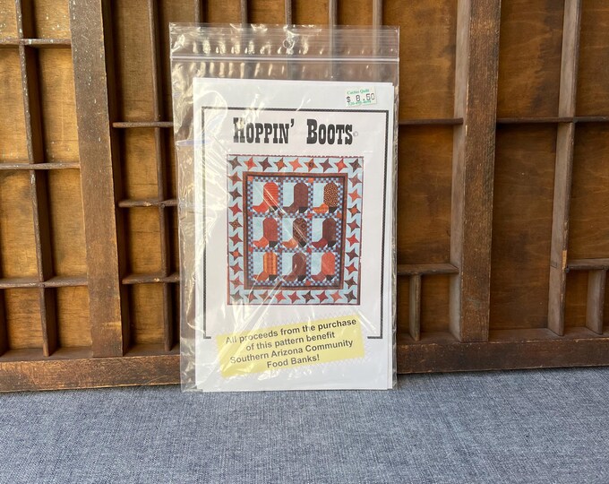 Hoppin’ Boots Quilt Pattern. Nancy Landon. Southern Arizona Quilt Shop ...