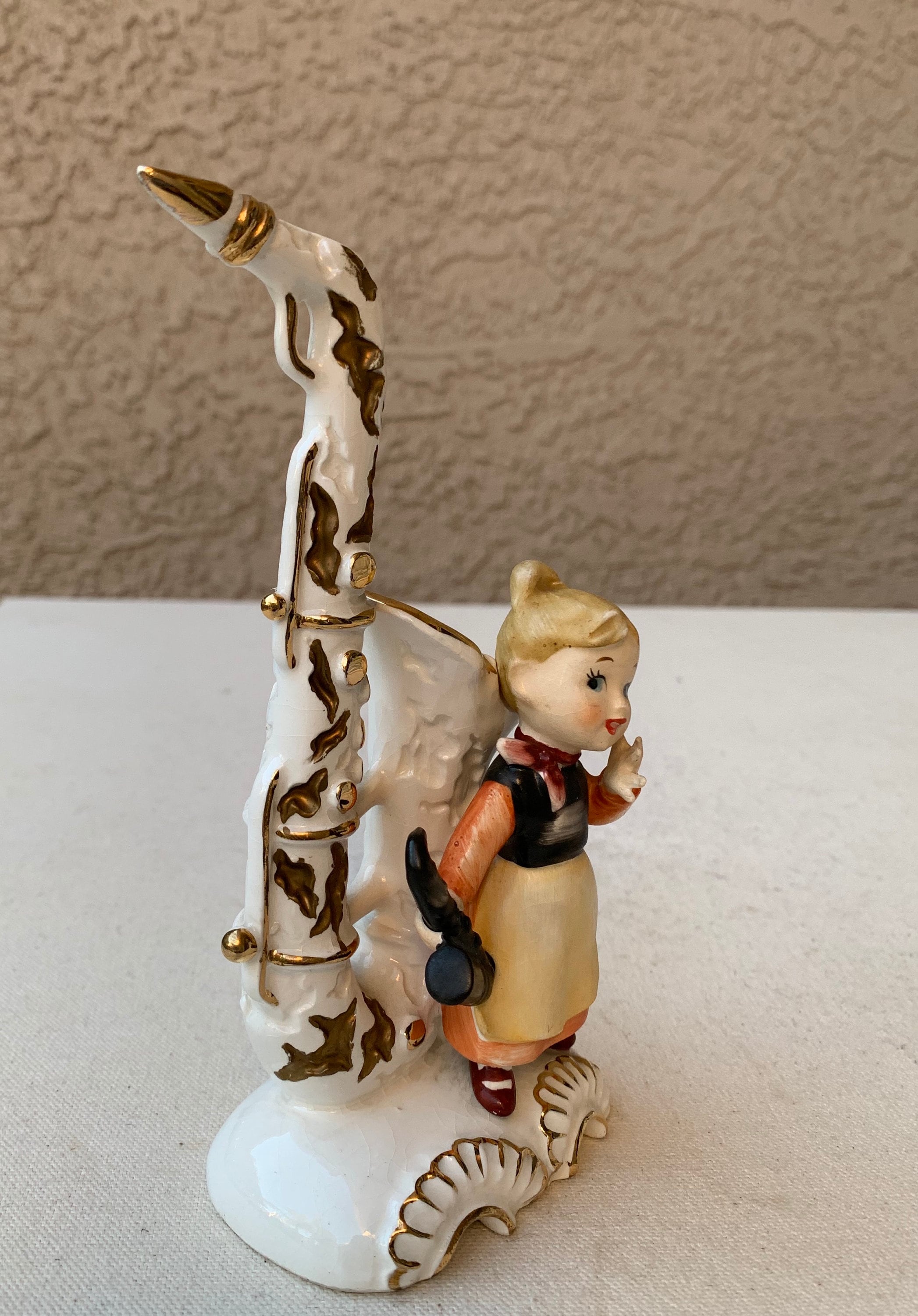 Lipper & Mann Porcelain Band Figurines Girl With Saxophone - Etsy